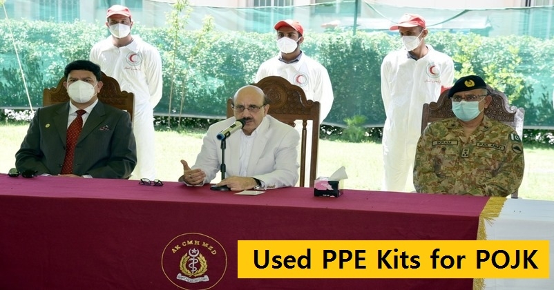 Pakistan delivers 'Used' PPE kits to hospitals in POJK - Jammu Kashmir ...