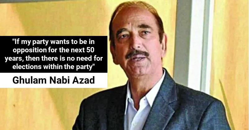 Ghulam Nabi Azad Seems Ready for “Azadi” from Congress, Slams ...