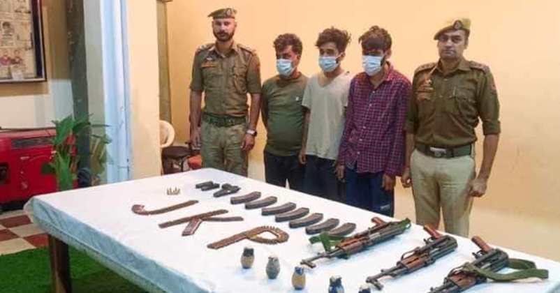 JeM terror module busted in Jammu, three operatives held with huge ...